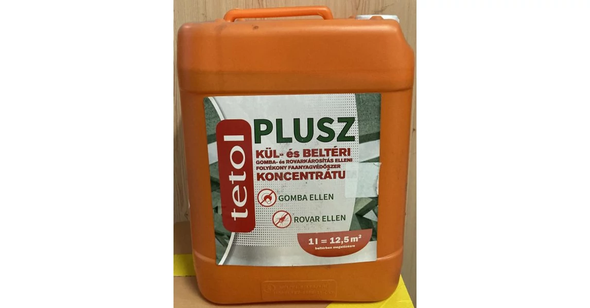 Faápoló olajok, Fapácok - Tetol Plusz színtelen 10 l - 12.500 Ft