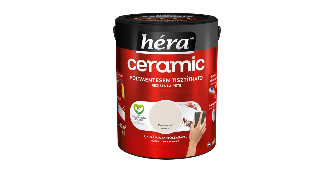 Festékpalota - PPG Trilak Kft- HÉRA Ceramic - Csendes Eső 5 l - Beltéri ...