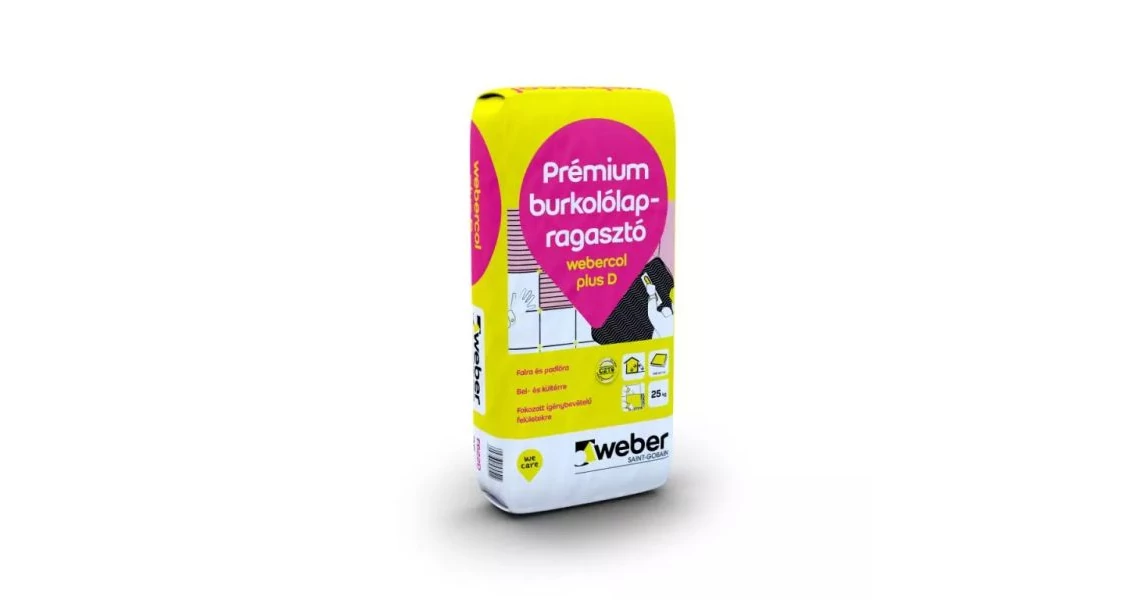 Építőipari ragasztók - Weber webercol plus D csempe- és ...