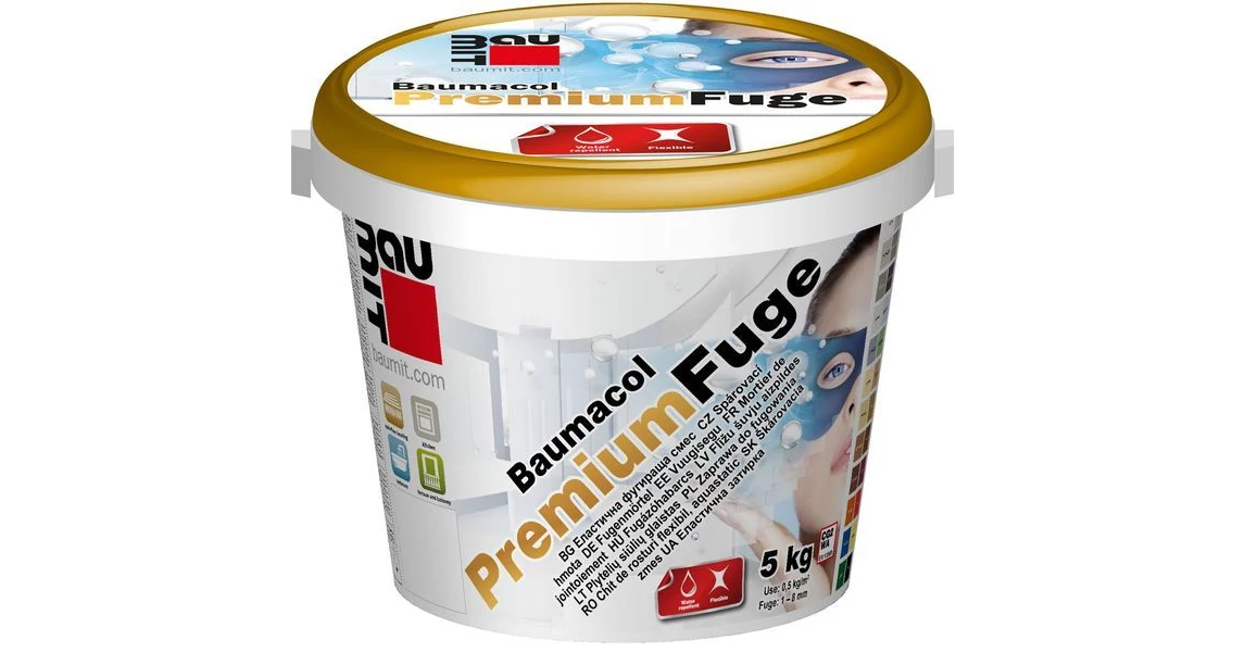 Fugázók (por, szilikon) - BAUMIT Baumacol Prémium fugázó 5 kg Silk Grey ...