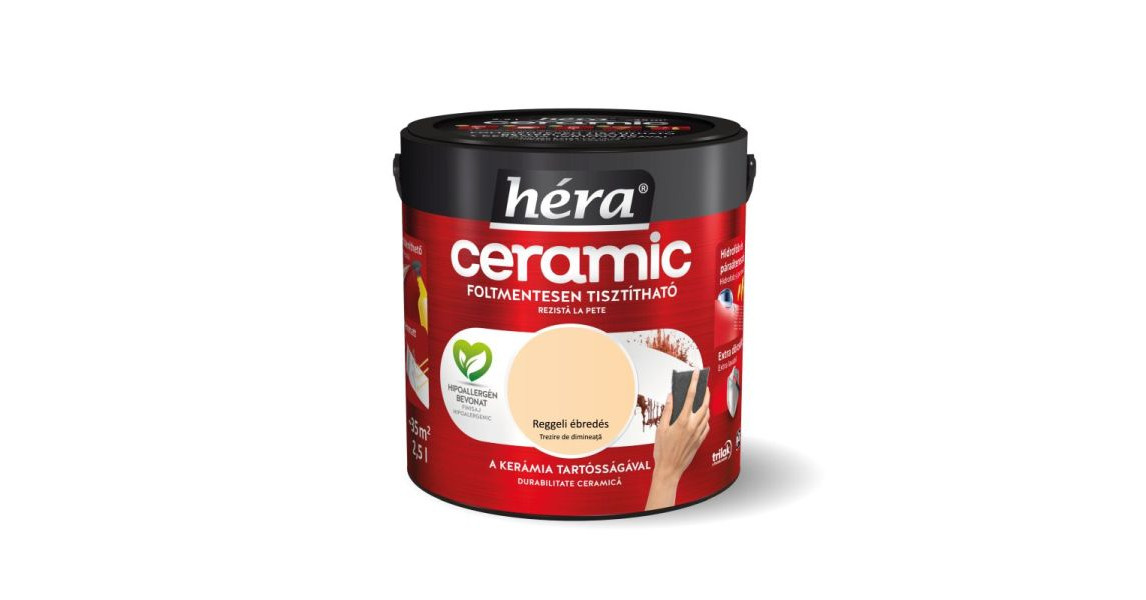 Színrekevert festékek - HÉRA Ceramic - Reggeli ébredés 2,5 l - Beltéri ...